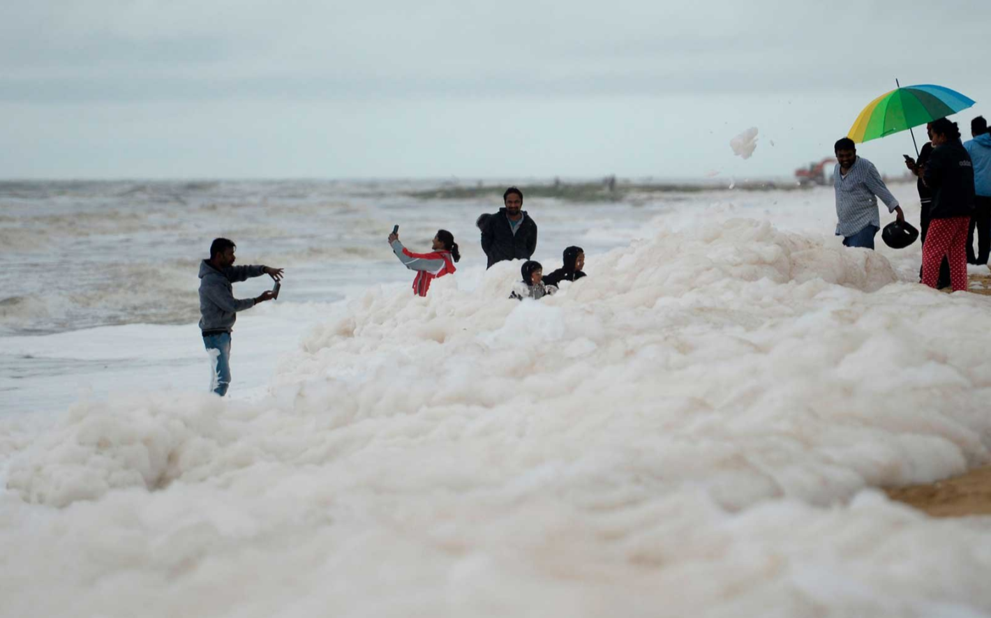 Toxic Foam Plagues India’s Most Famous Beach - Truly Belong